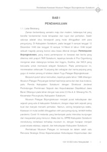 Revitalisasi Kawasan Museum Palagan Bojongkokosan Sukabumi - Elibrary Unikom